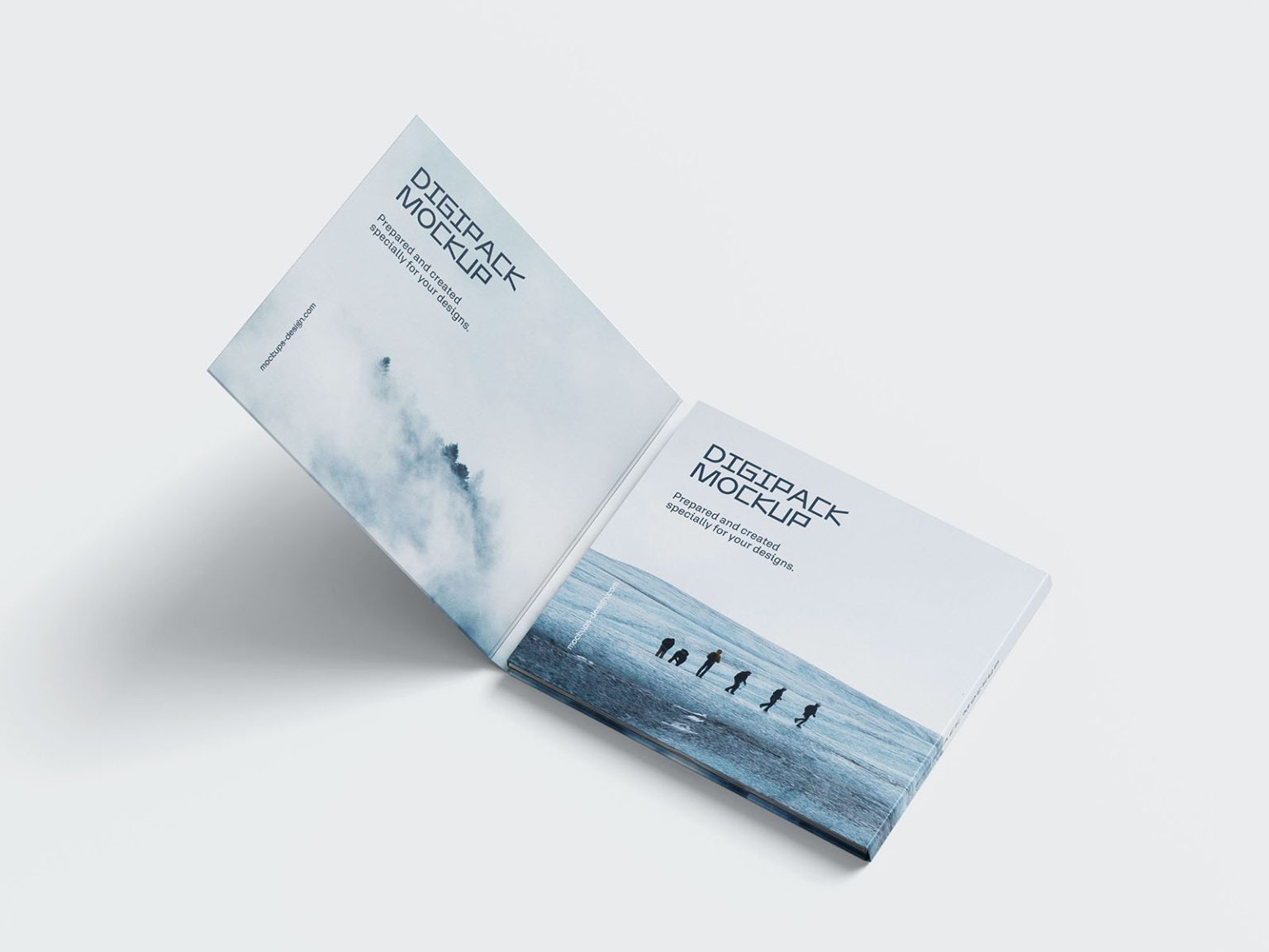 6 panel digipack mockup - Mockups Design