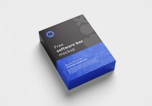 Free software box mockup - Mockups Design