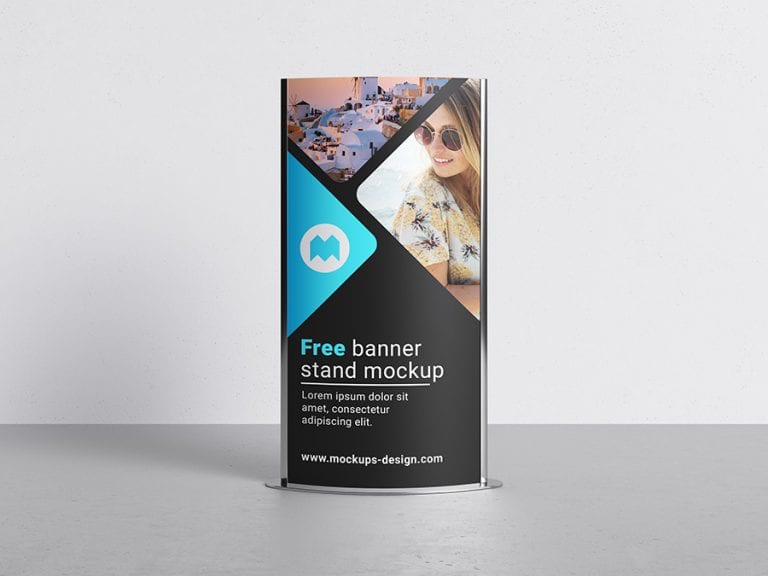 Free display stand mockup - Mockups Design