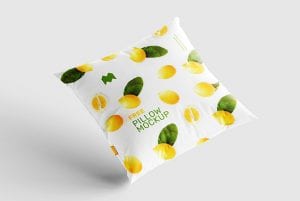 Free square sticker mockup - Mockups Design