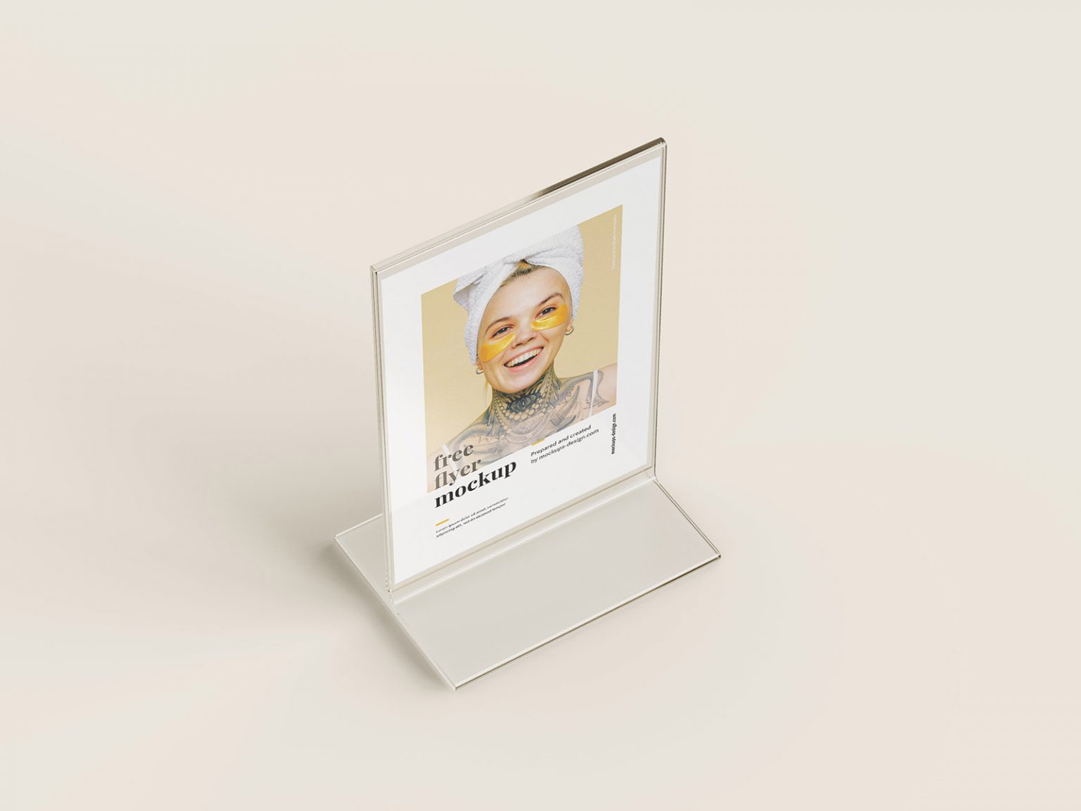 Flyer stand mockup - Instant Download