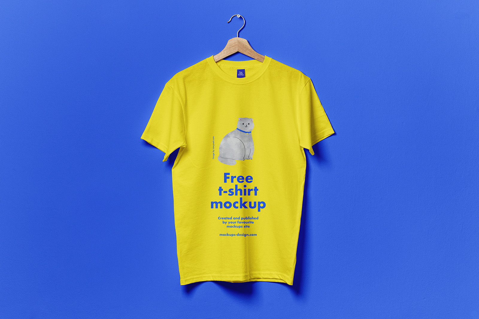 Free hanging t-shirt mockup - Mockups Design Free hanging t-shirt mockup - Mockups Design