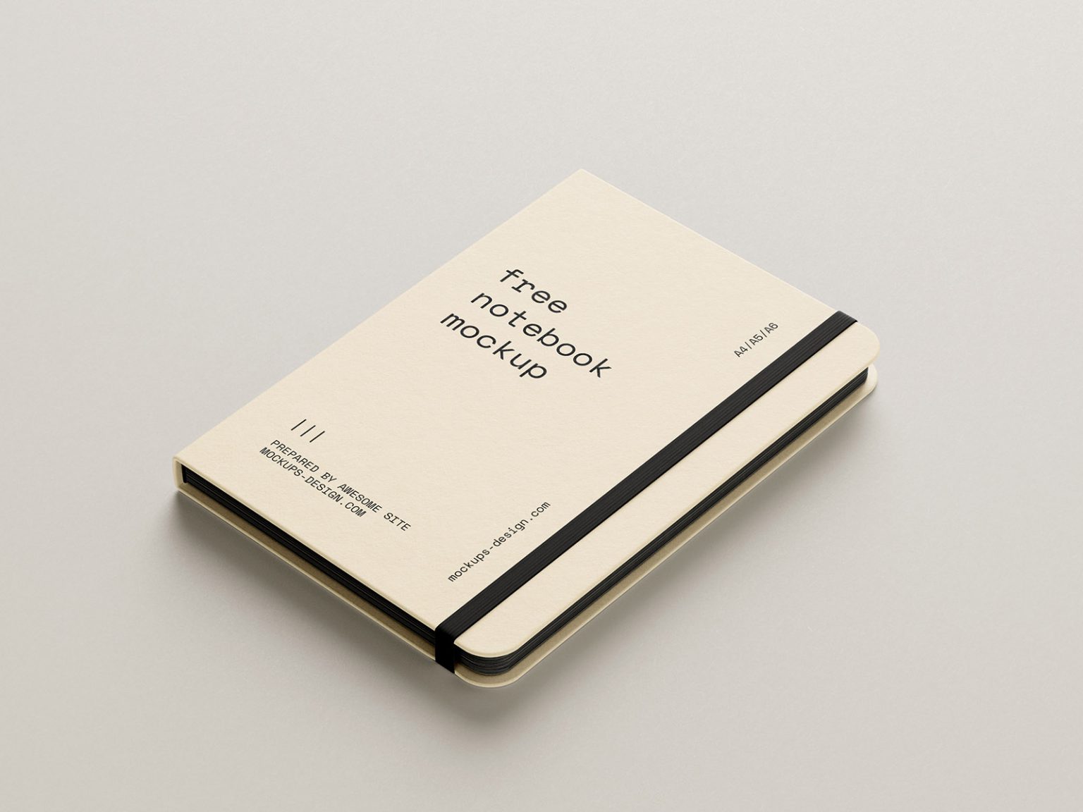 Free notebook mockup - Mockups Design