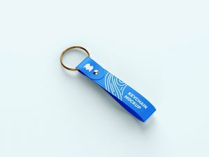Free strap keychain mockup - Mockups Design