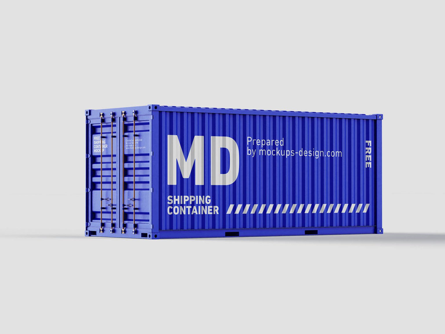 Free shipping container mockup - Mockups Design