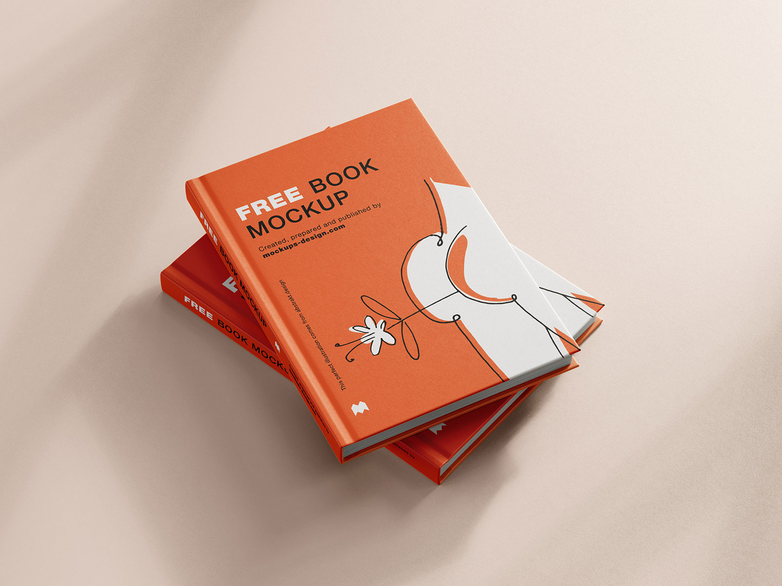 Free Book Mockup A5 Size Mockups Design