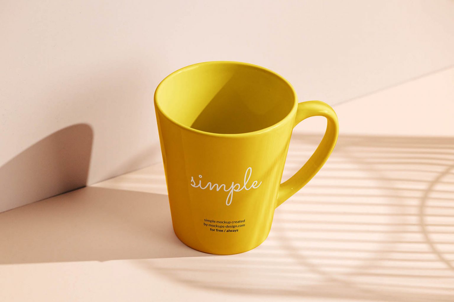 Simple mug PSD template - Mockups Design