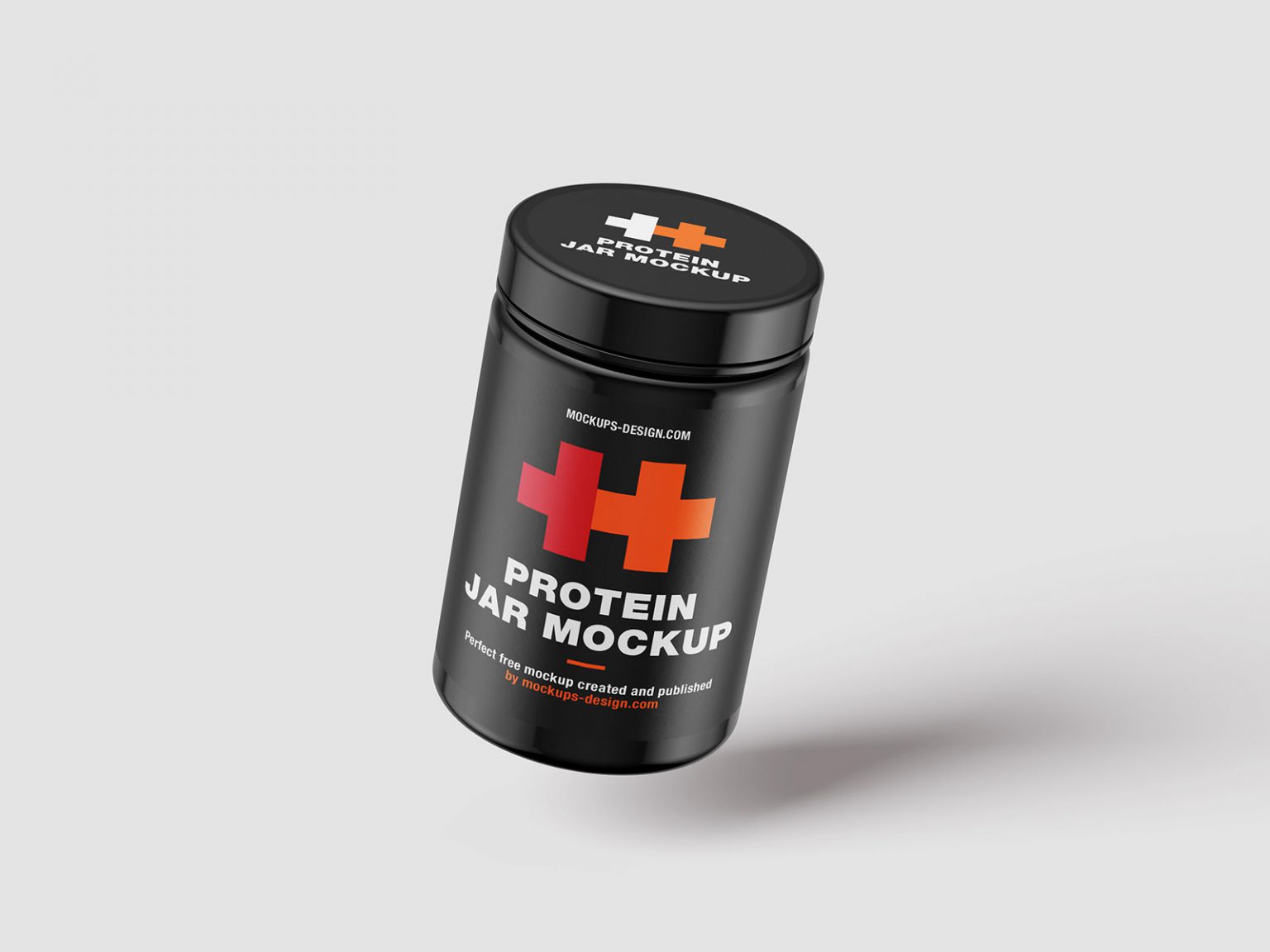 Free protein jars mockup - Mockups Design