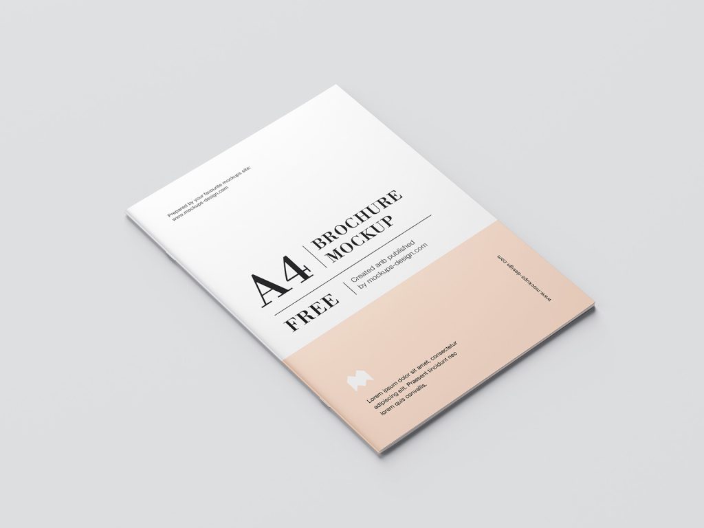 A4 brochure mockup - Instant Download