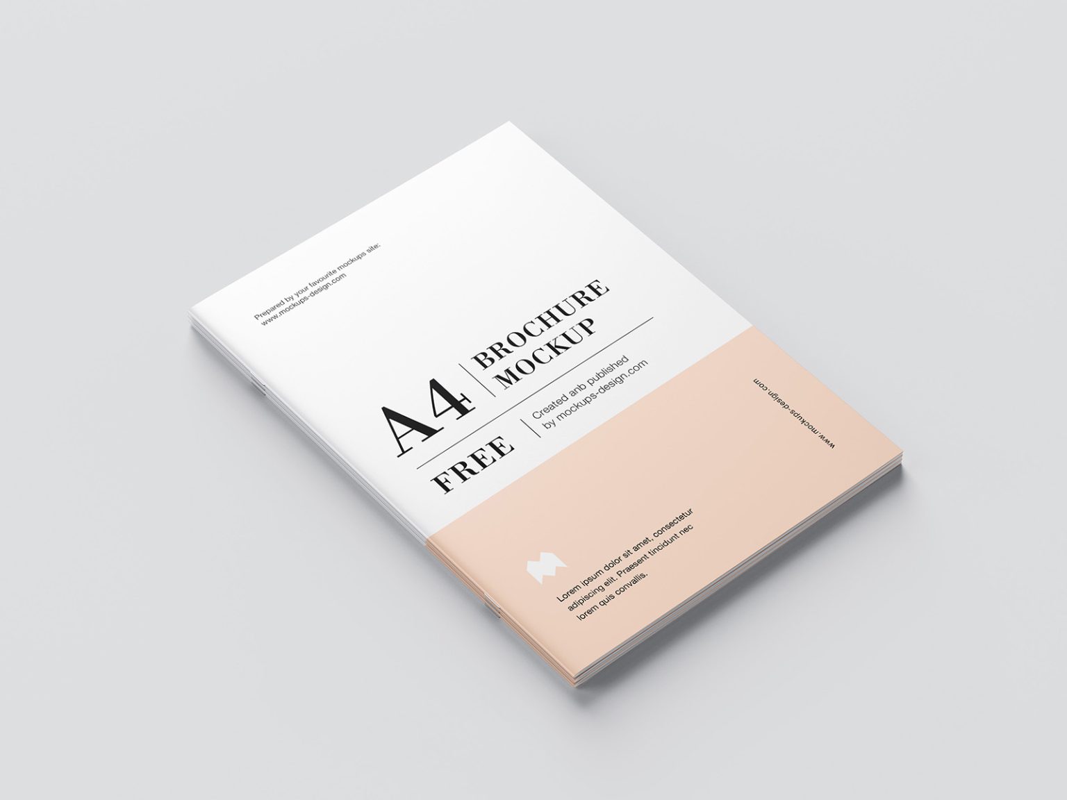 A4 brochure mockup - Instant Download