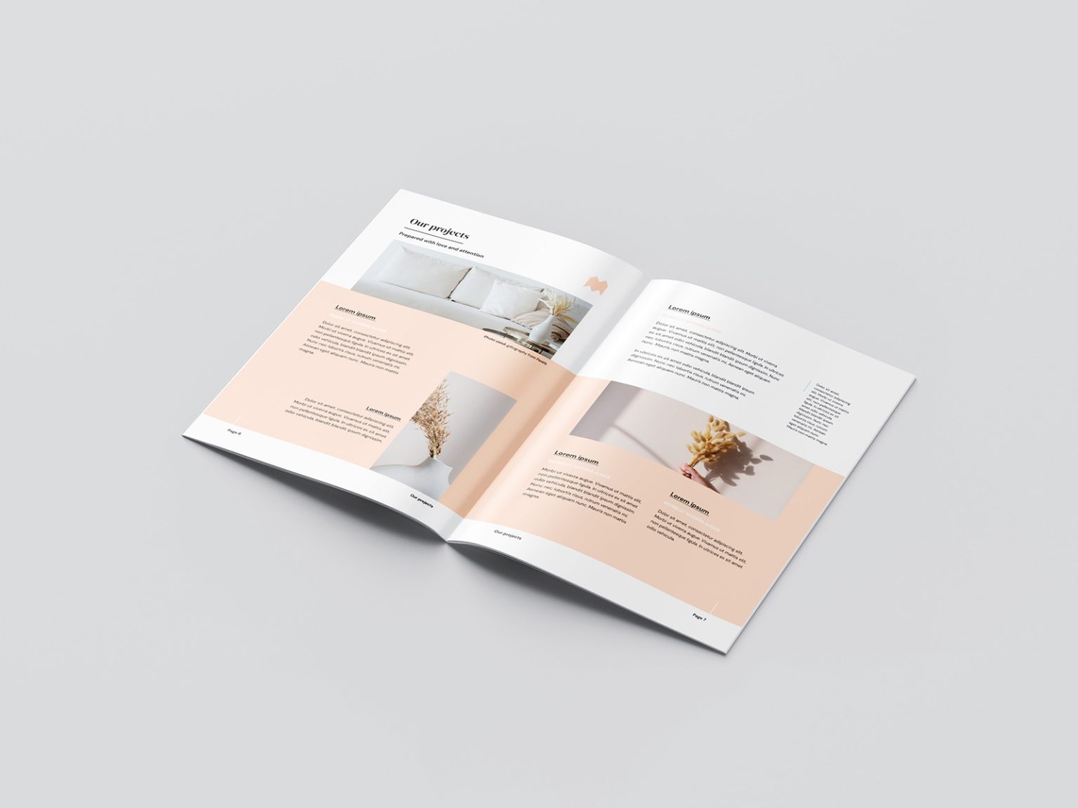 A4 brochure mockup - Instant Download