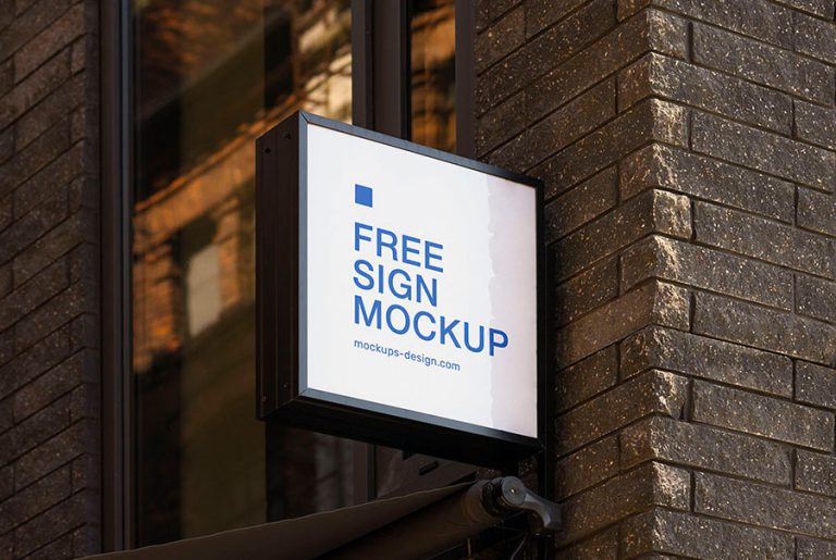 Shop sign mockup - Instant Download