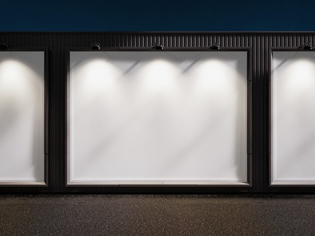 Large format banner mockup - Instant Download