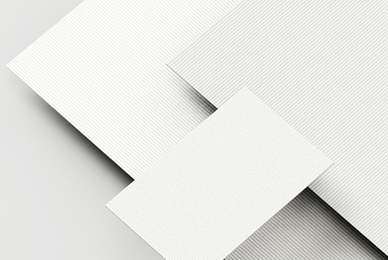 Stationery with textured papers mockup - Mockups Design