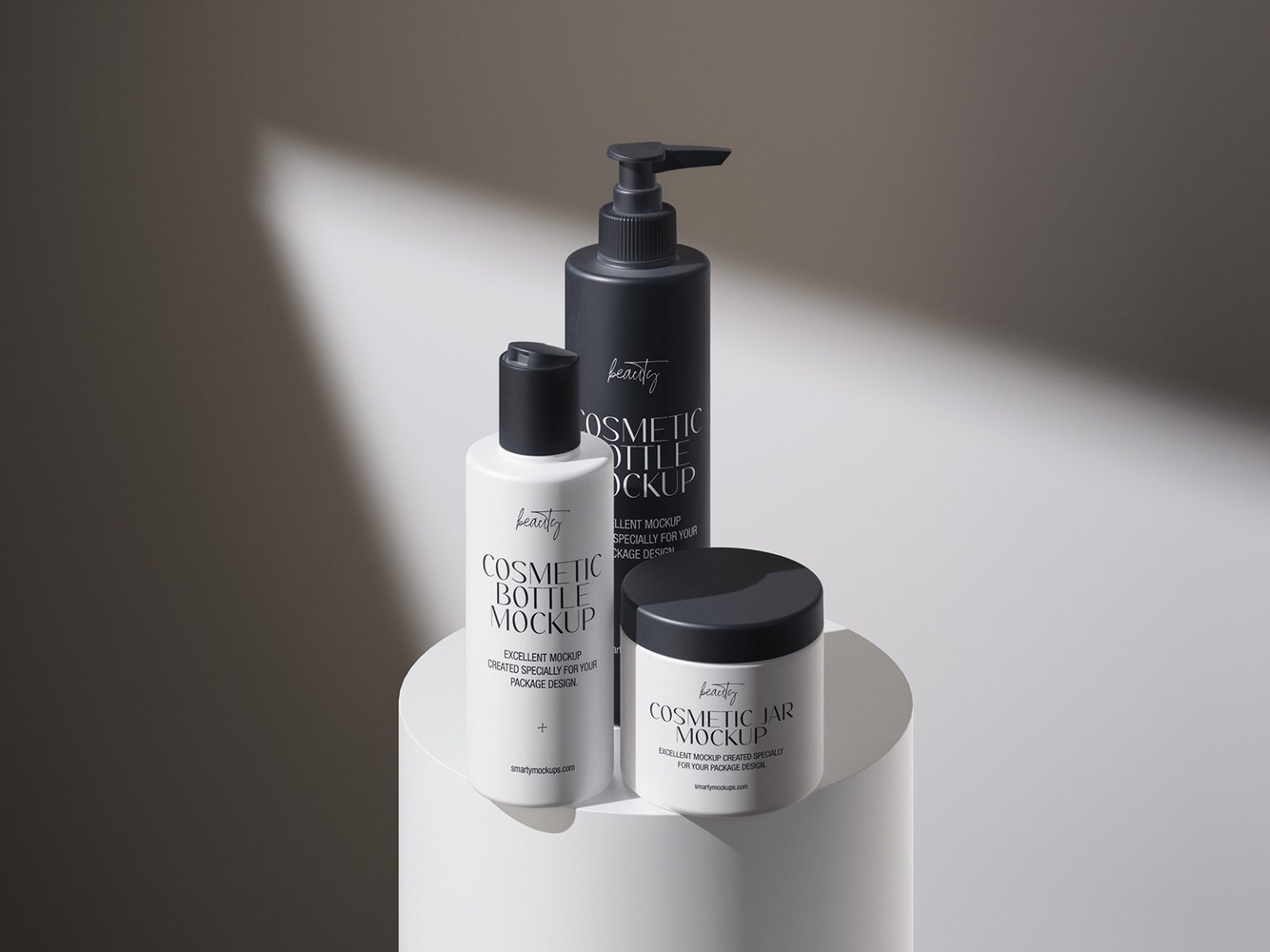 Free cosmetic set mockup - Instant Download