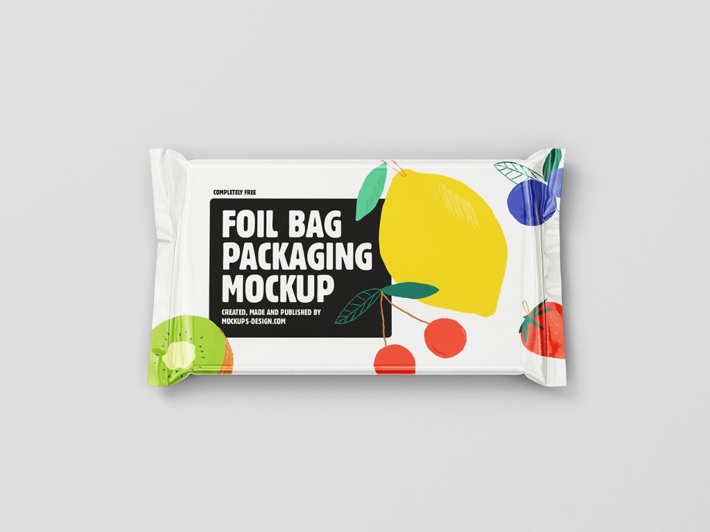 Food pouch mockup - Instant Download