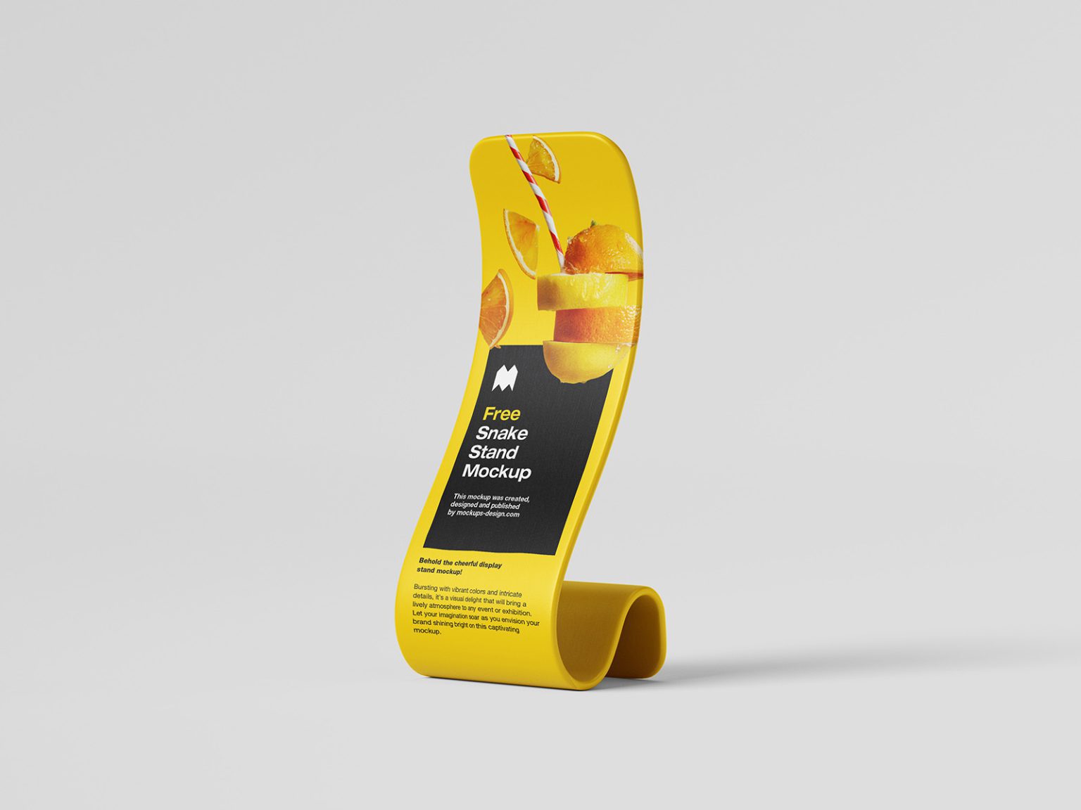 Snake display stand mockup - Mockups Design