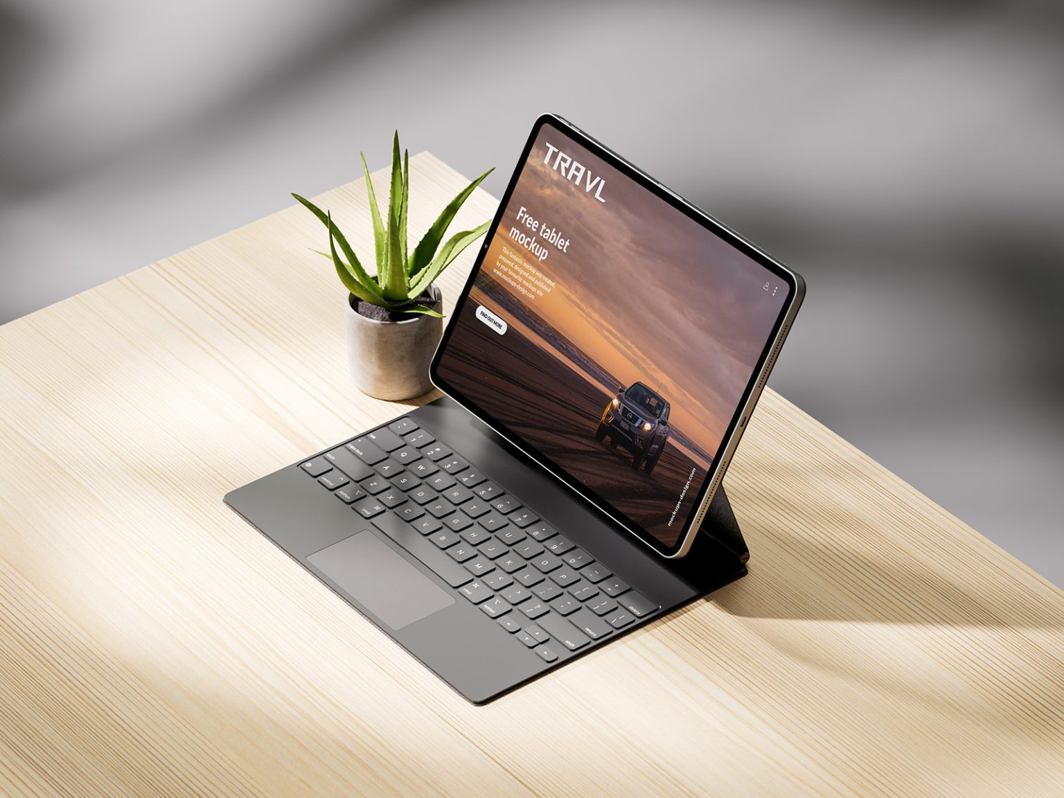 Free tablet mockup - Mockups Design