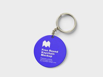 Free key ring mockup - Mockups Design