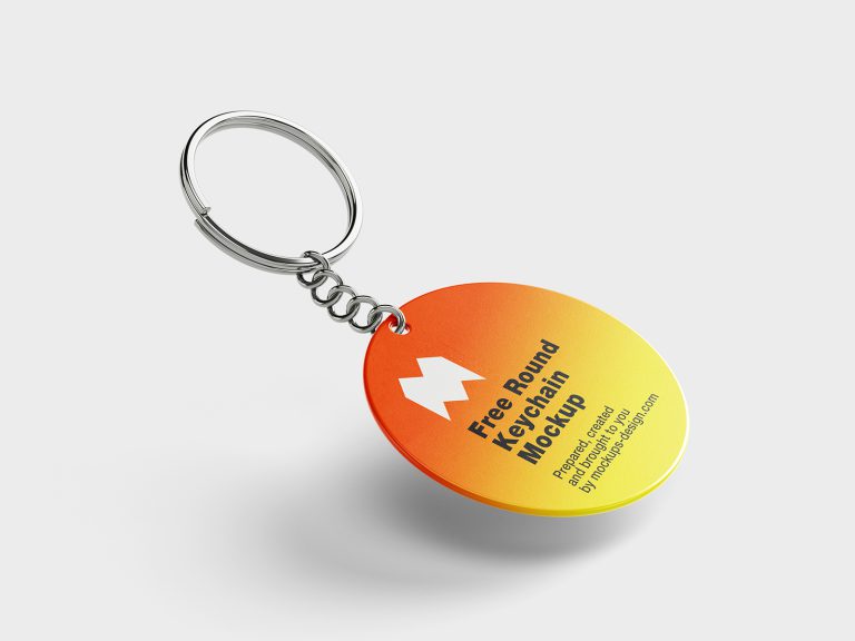 Free key ring mockup - Mockups Design