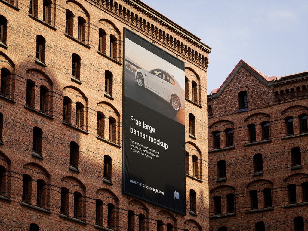 Large banner mockup - Instant Download