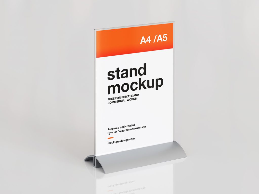 Free desk stand mockup - Instant Download