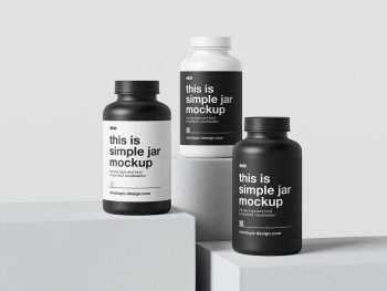 Plastic container mockup - Mockups Design