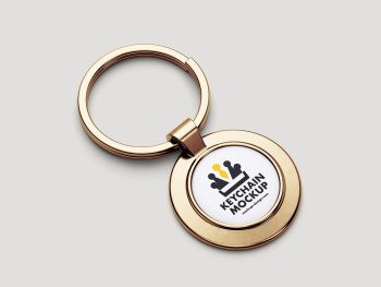 Shiny key chain mockup - Mockups Design