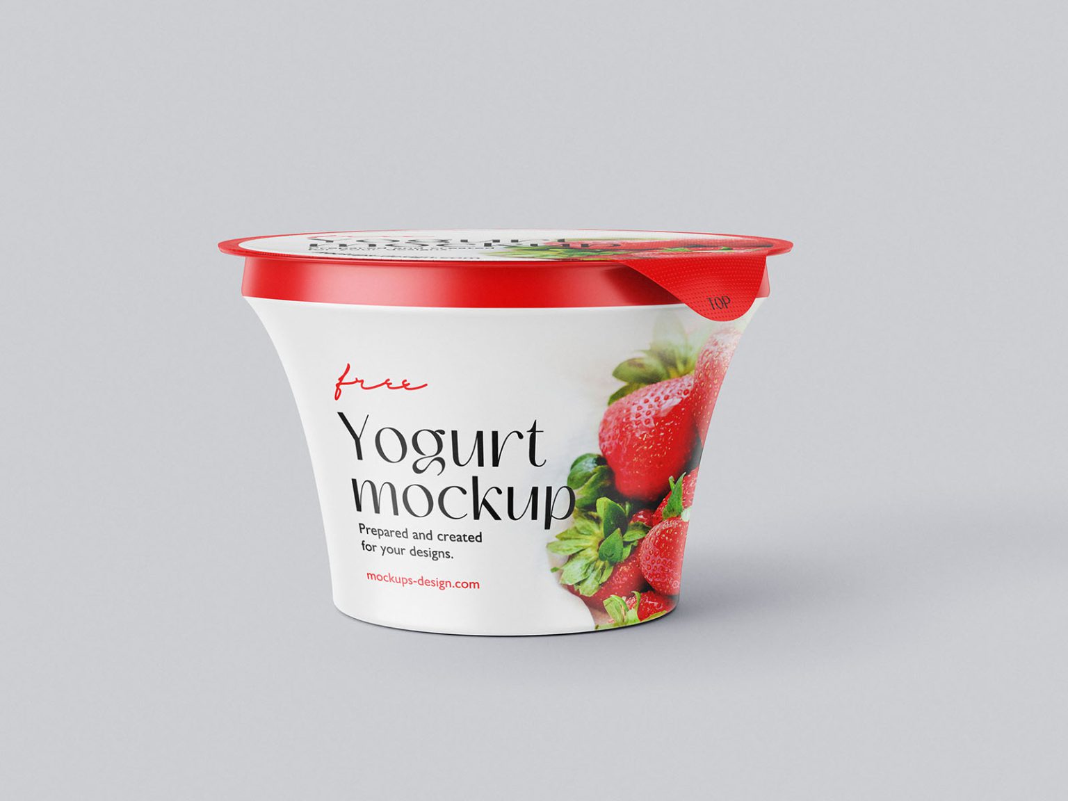 Yogurt mockup - Mockups Design