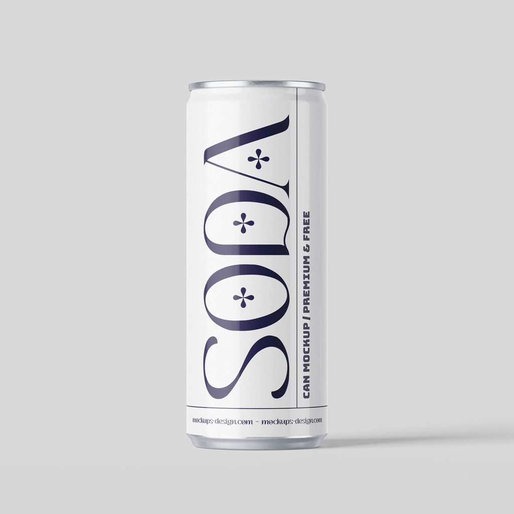 Soda can mockup - Mockups Design
