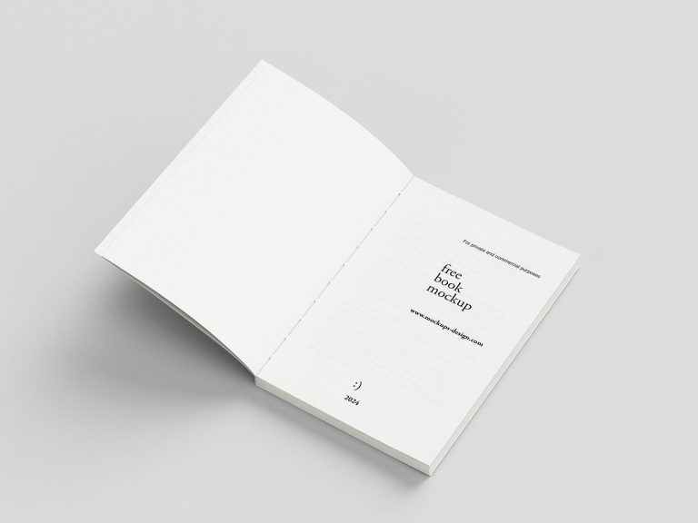 Minimal book mockup - Mockups Design