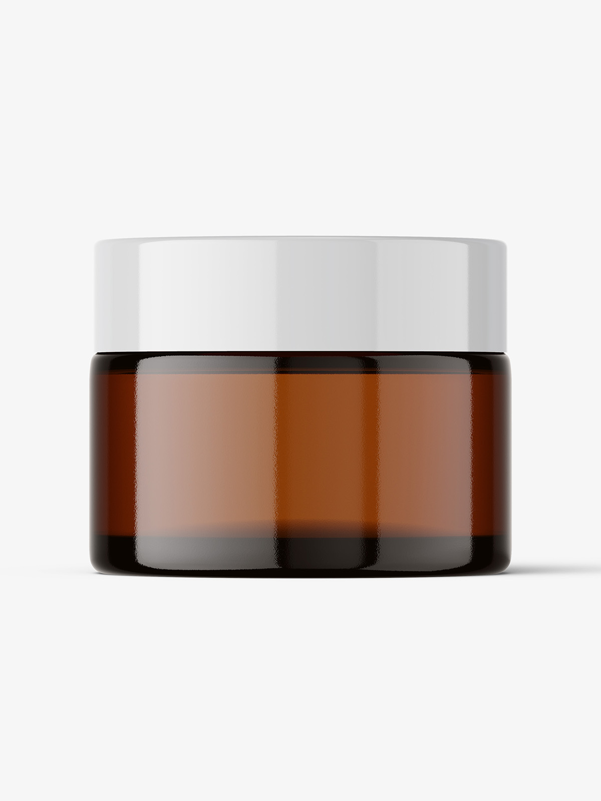 Cosmetic jar mockup / amber - Mockups Design