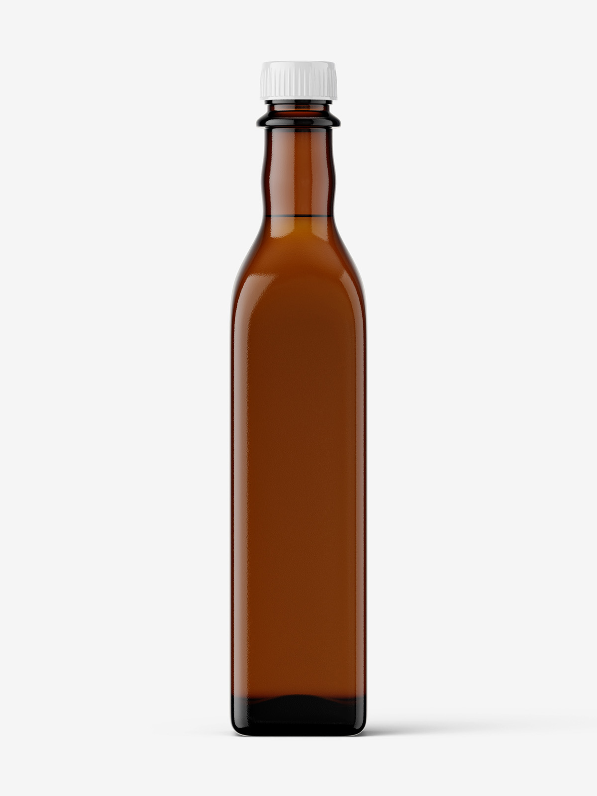 Amber oil bottle mockup - Mockups Design