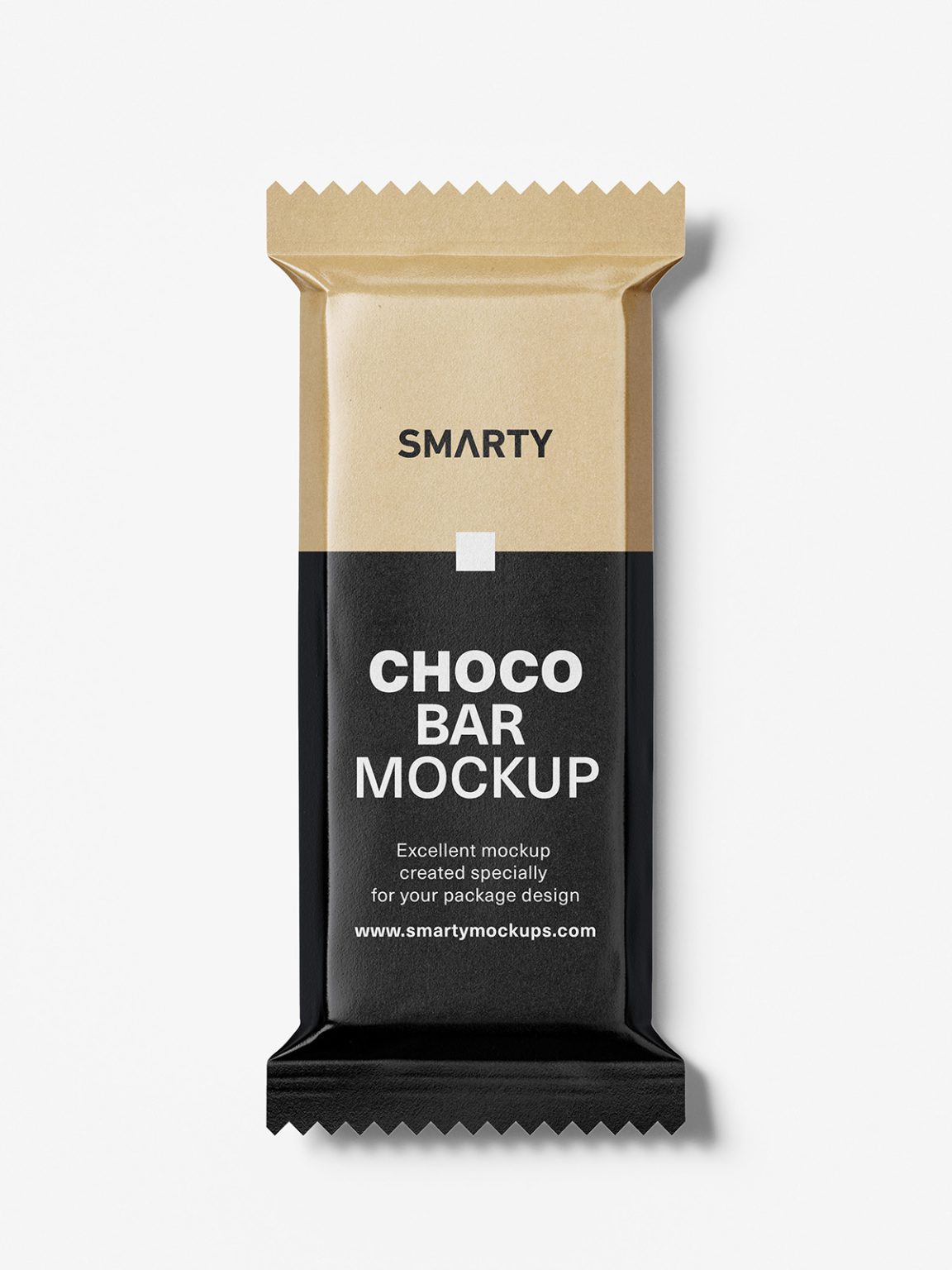 Chocolate bar mockup / kraft paper - Mockups Design