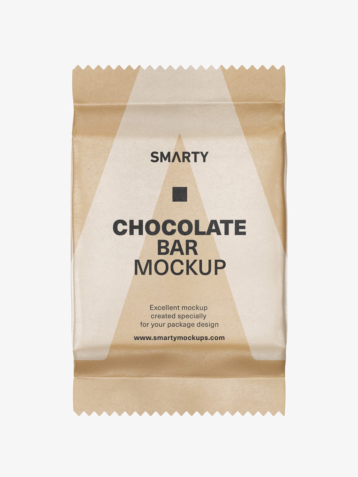 Chocolate bar mockup / kraft paper - Mockups Design