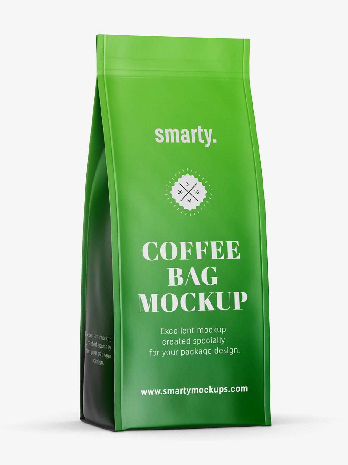 Matt coffee bag mockup - Mockups Design