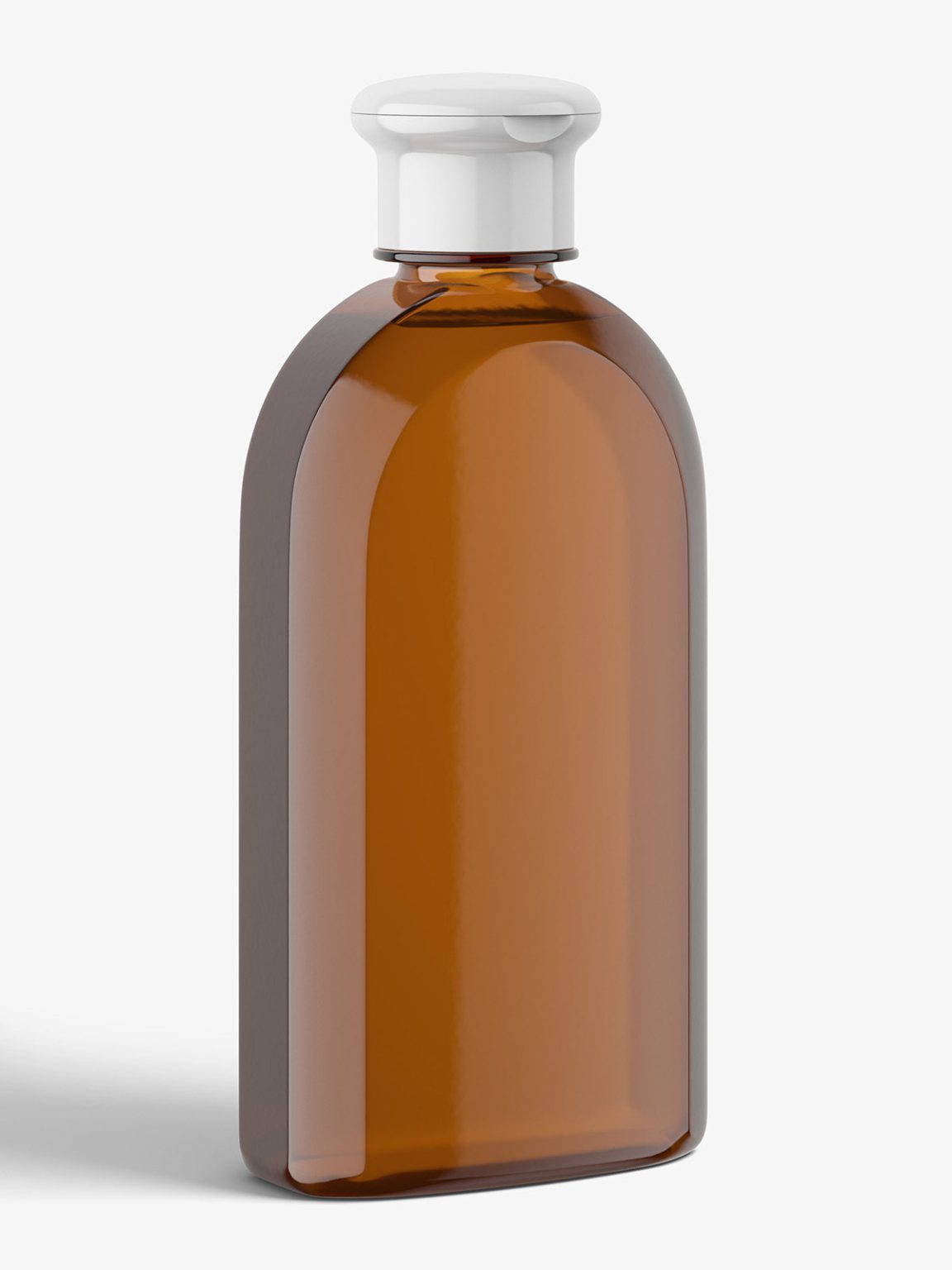 Amber herbal bottle mockup - Mockups Design