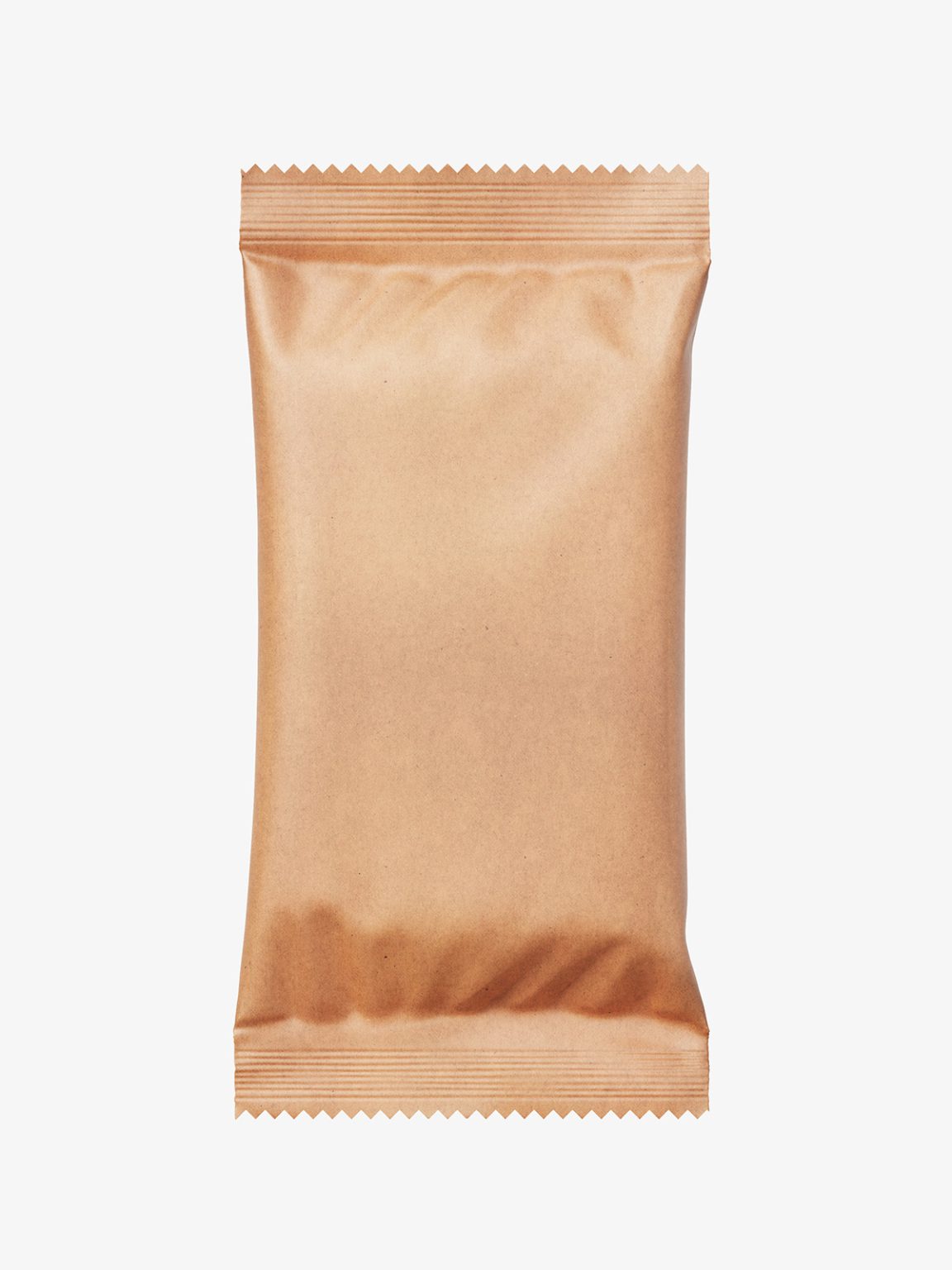 Kraft paper flow pack mockup - Mockups Design