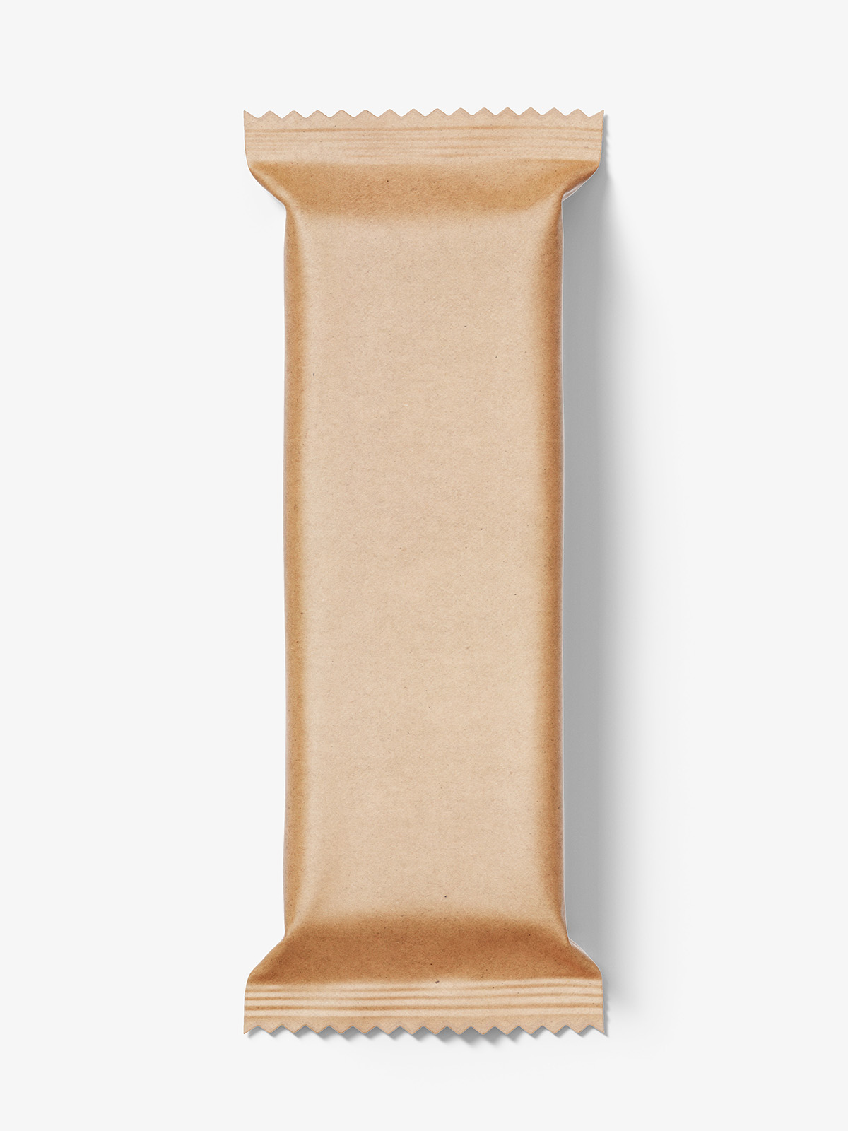 Kraft paper flowpack mockup - Mockups Design