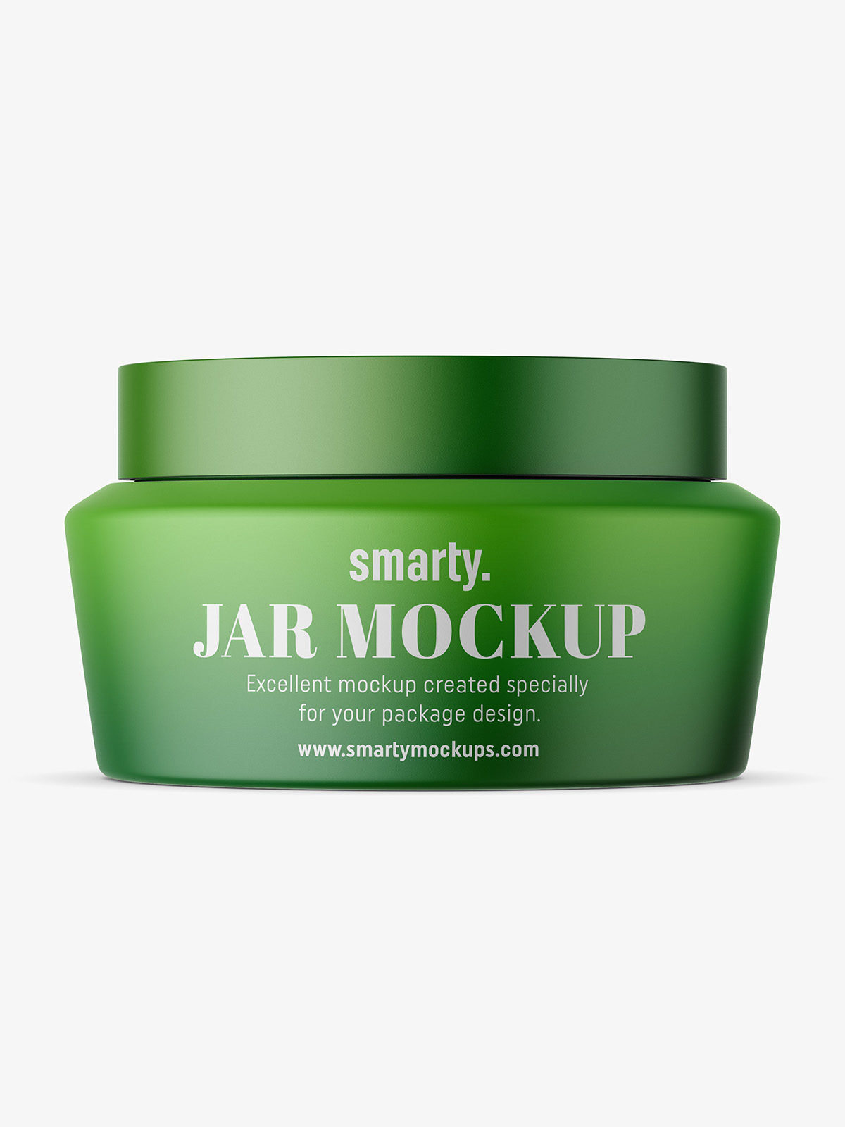 Matt cosmetic jar mockup - Mockups Design