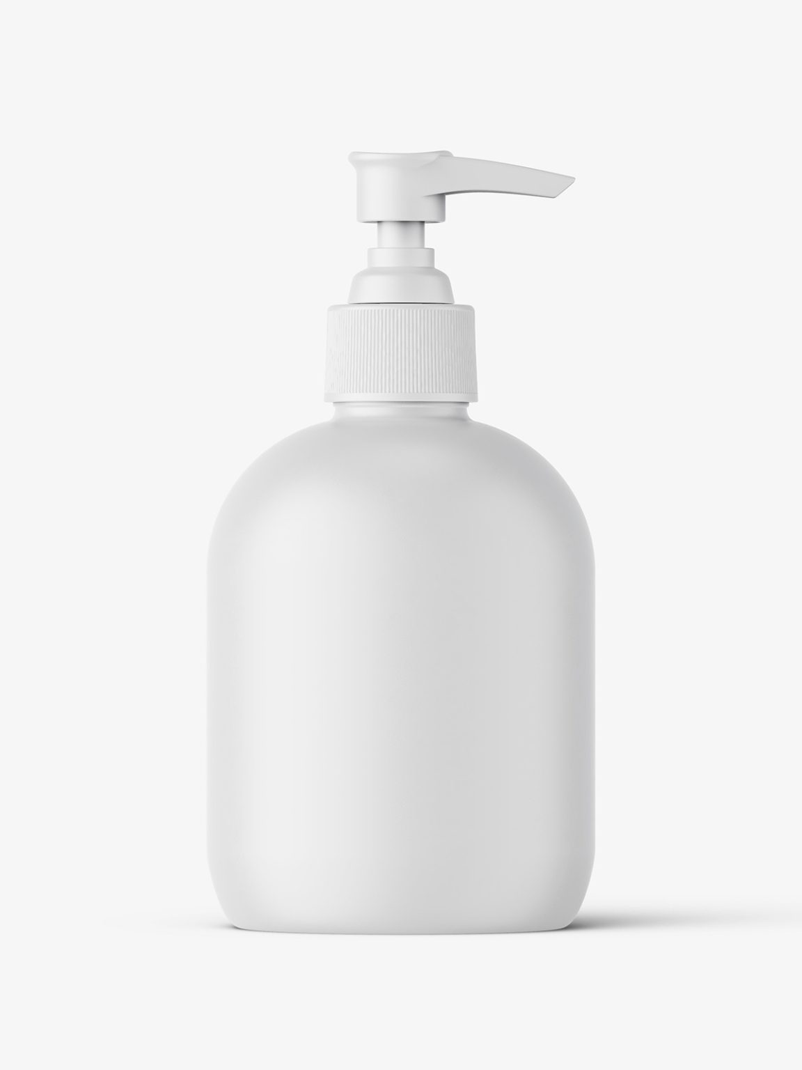 Matt bottle with pump dispenser mockup - Mockups Design