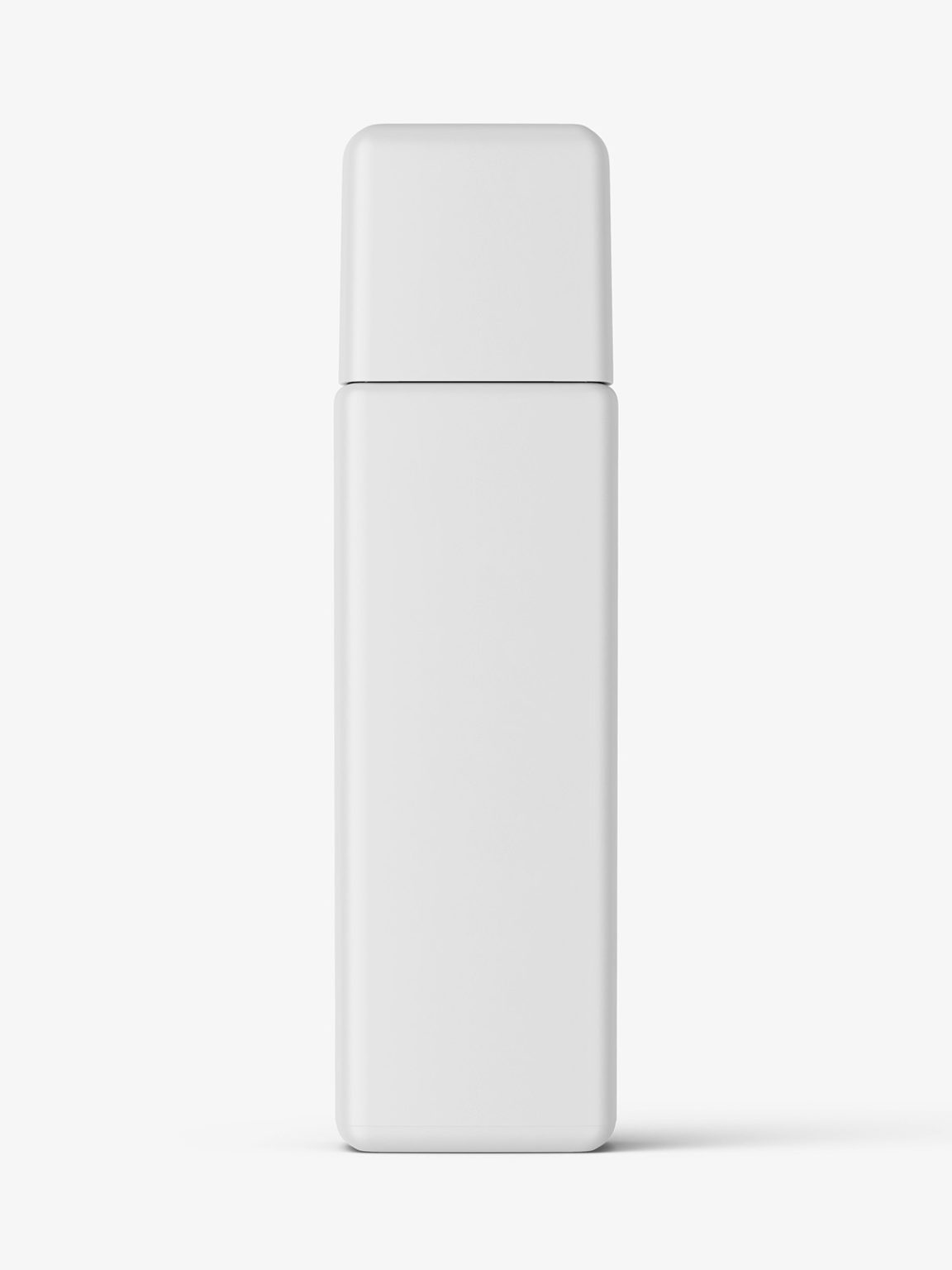 Matt square bottle mockup - Mockups Design