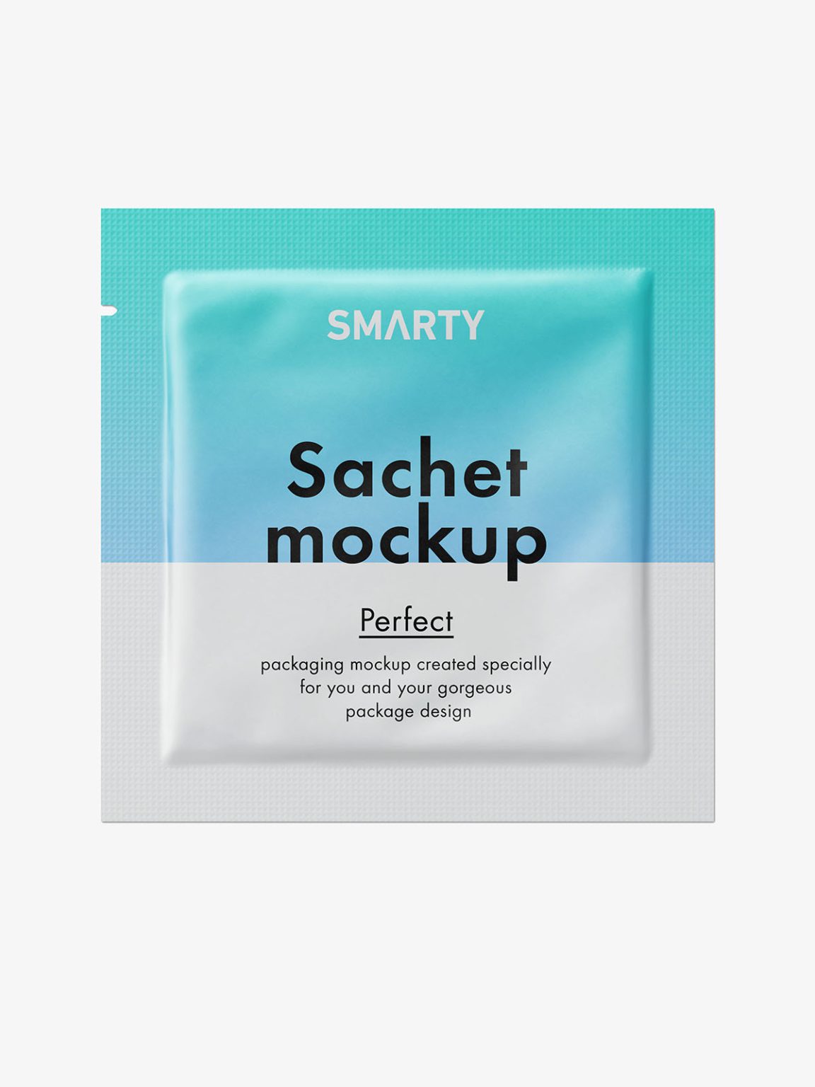 Matt square sachet mockup - Mockups Design
