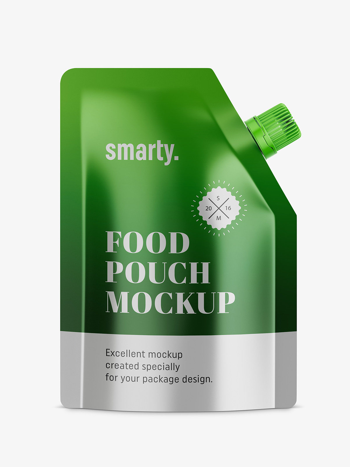 Metallic food pouch mockup - Mockups Design