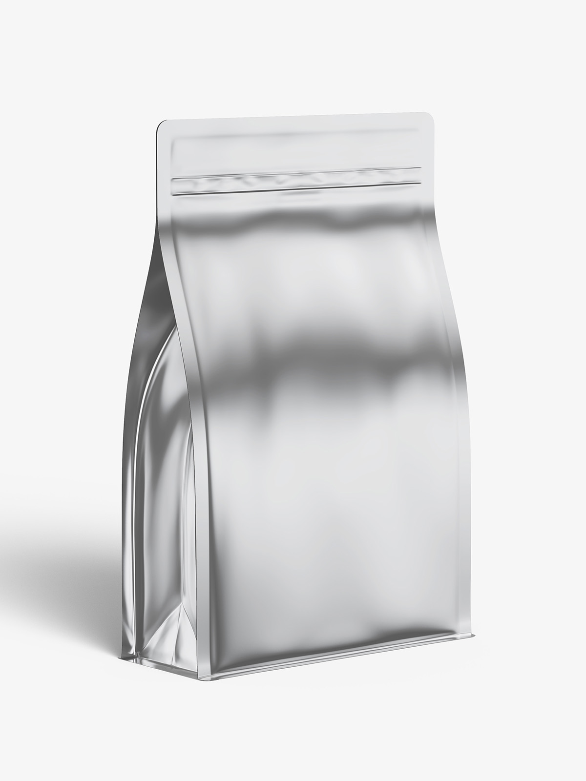 Metallic stand pouch mockup - Mockups Design