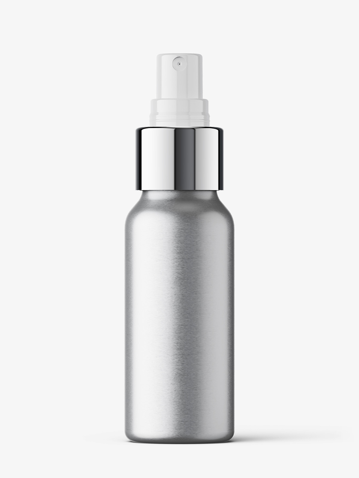 Metallic mist spray bottle mockup - Mockups Design