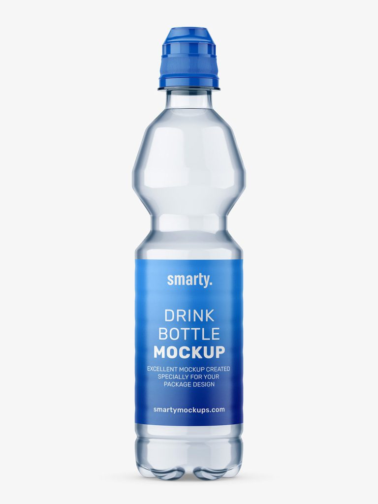 Plastic mineral water bottle mockup - Mockups Design