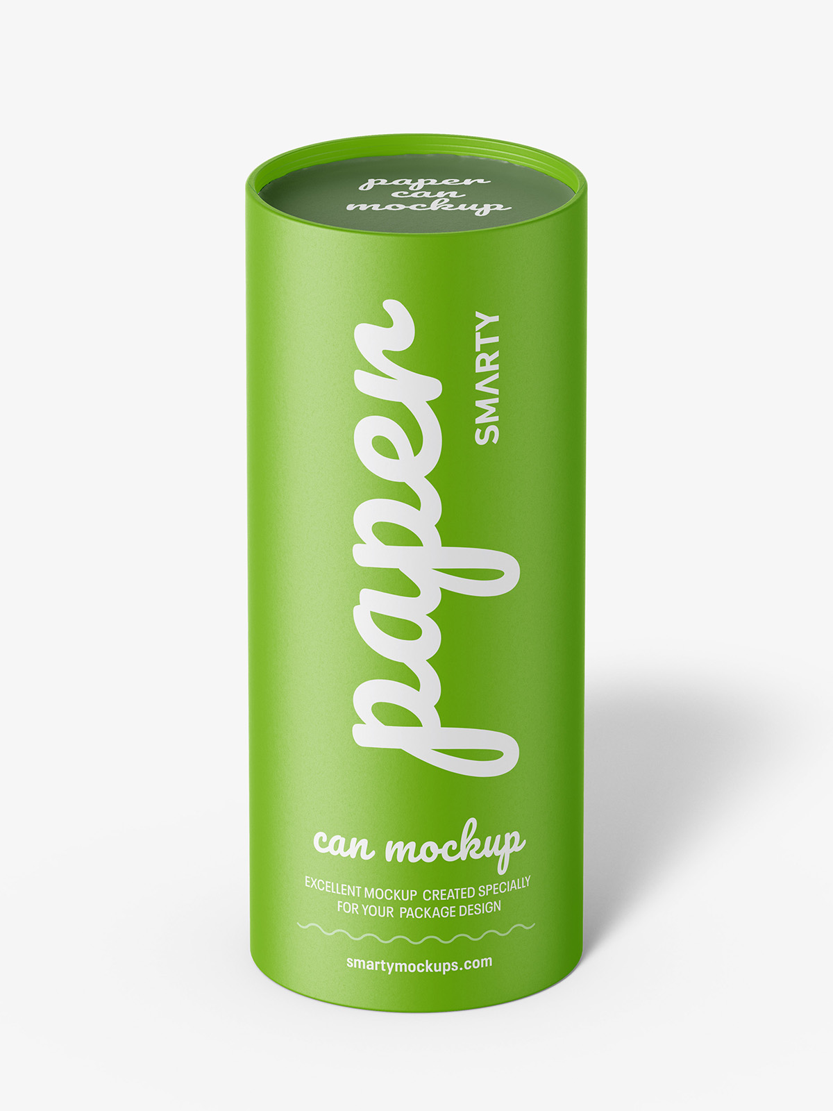 Paper can mockup - Mockups Design