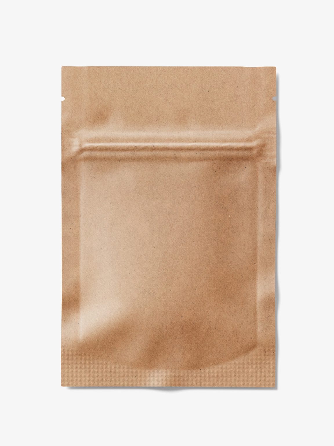 Paper zipper pouch mockup / kraft paper - Mockups Design