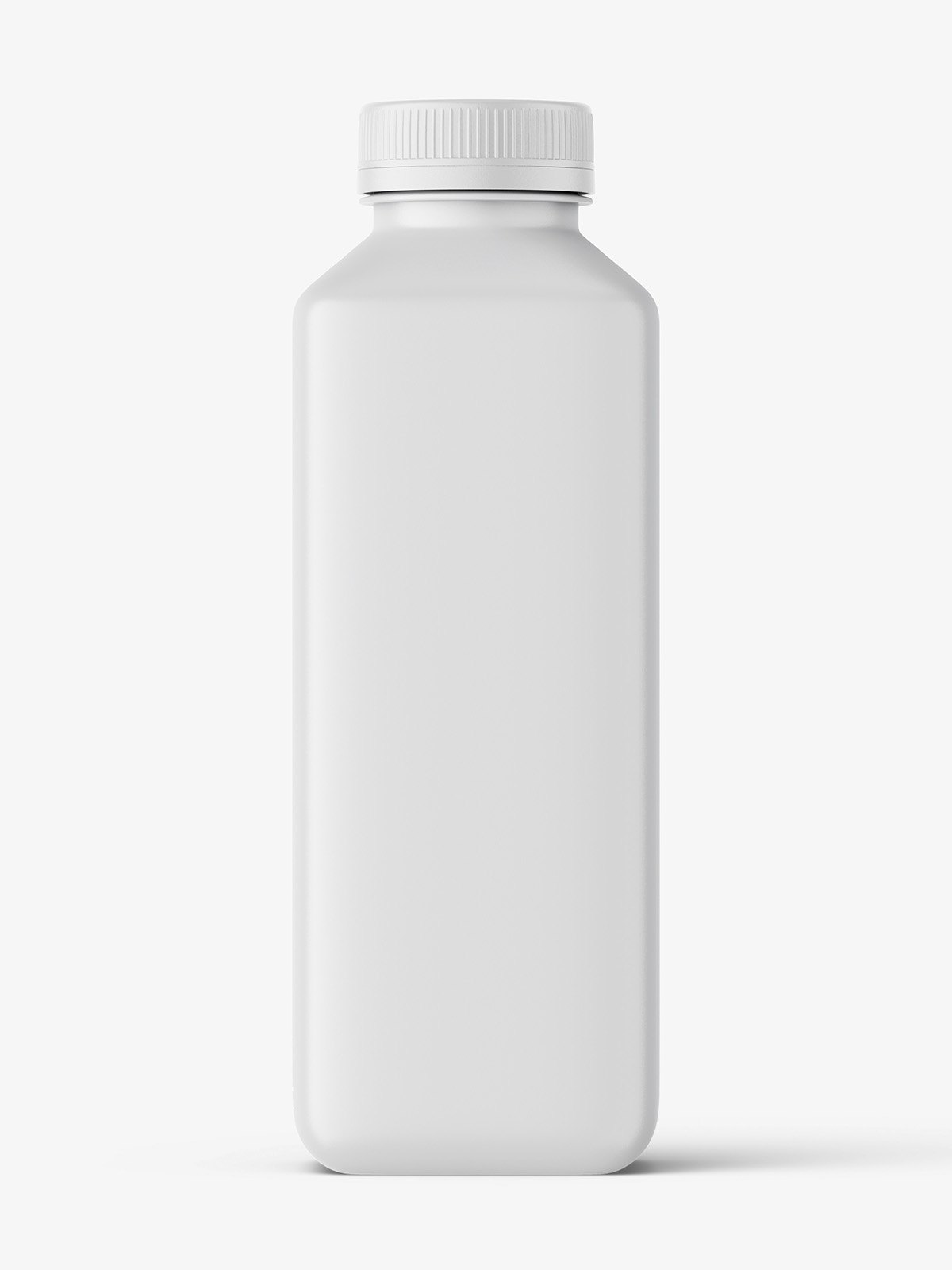 Square matt bottle mockup - Mockups Design